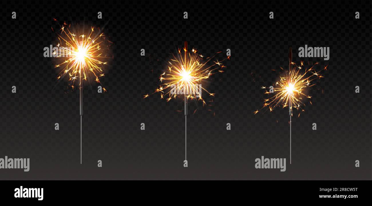 3d realistic vector icon set. Celebration candles, sparkles. Bengal ...
