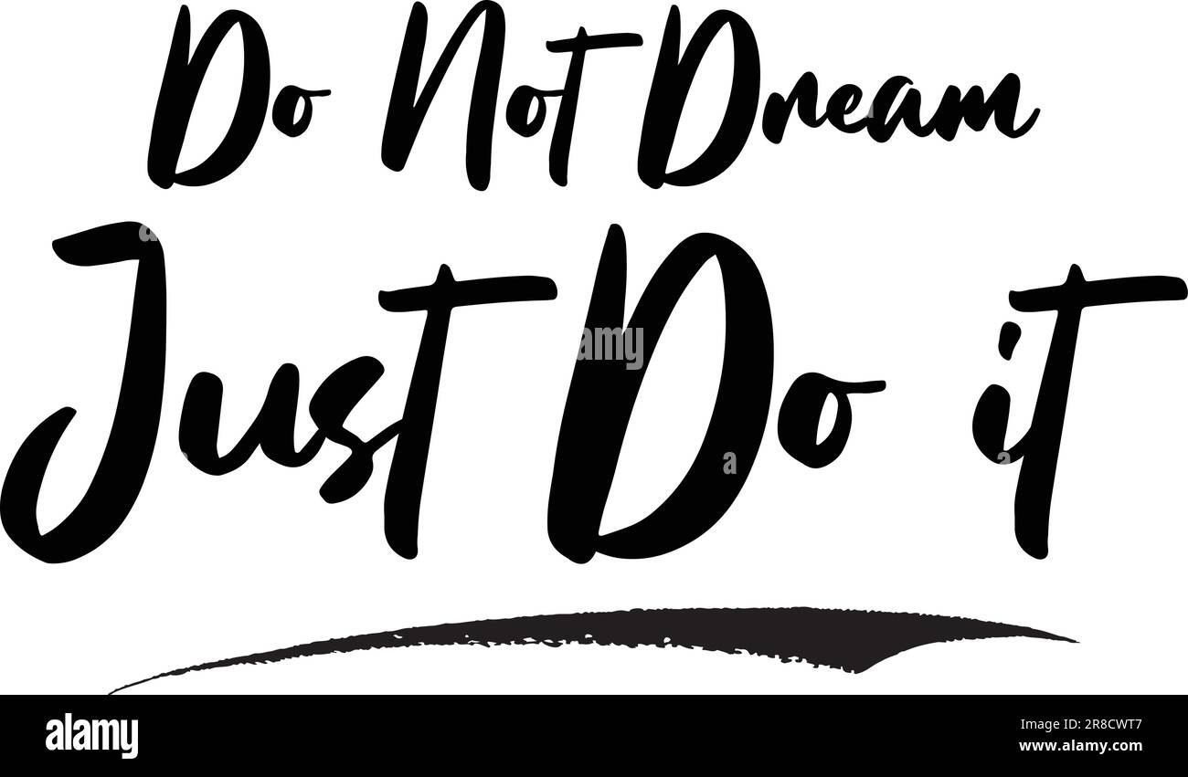 Stylish Bold Text Lettering Typography Vector Design Quote Stock Vector ...