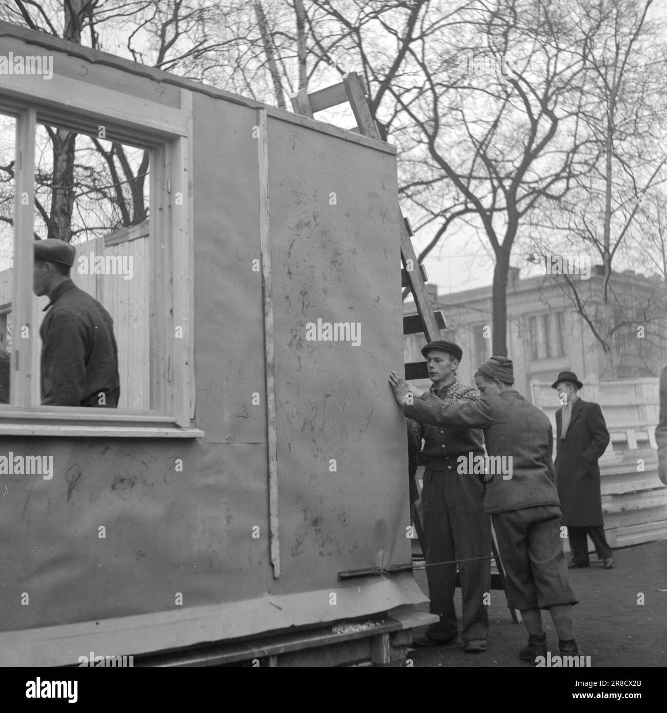 Actual 10- 1946: The finished houses that we will live in. Actual 10 ...