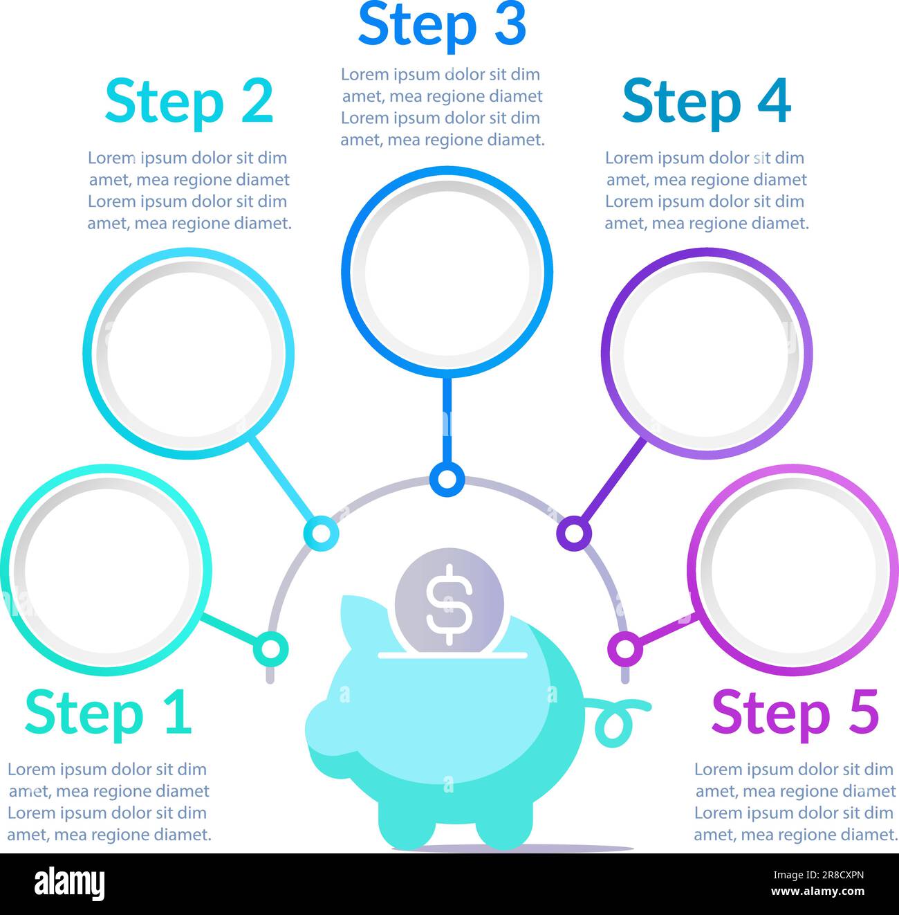 Taxes payment and finance infographic chart design template Stock ...