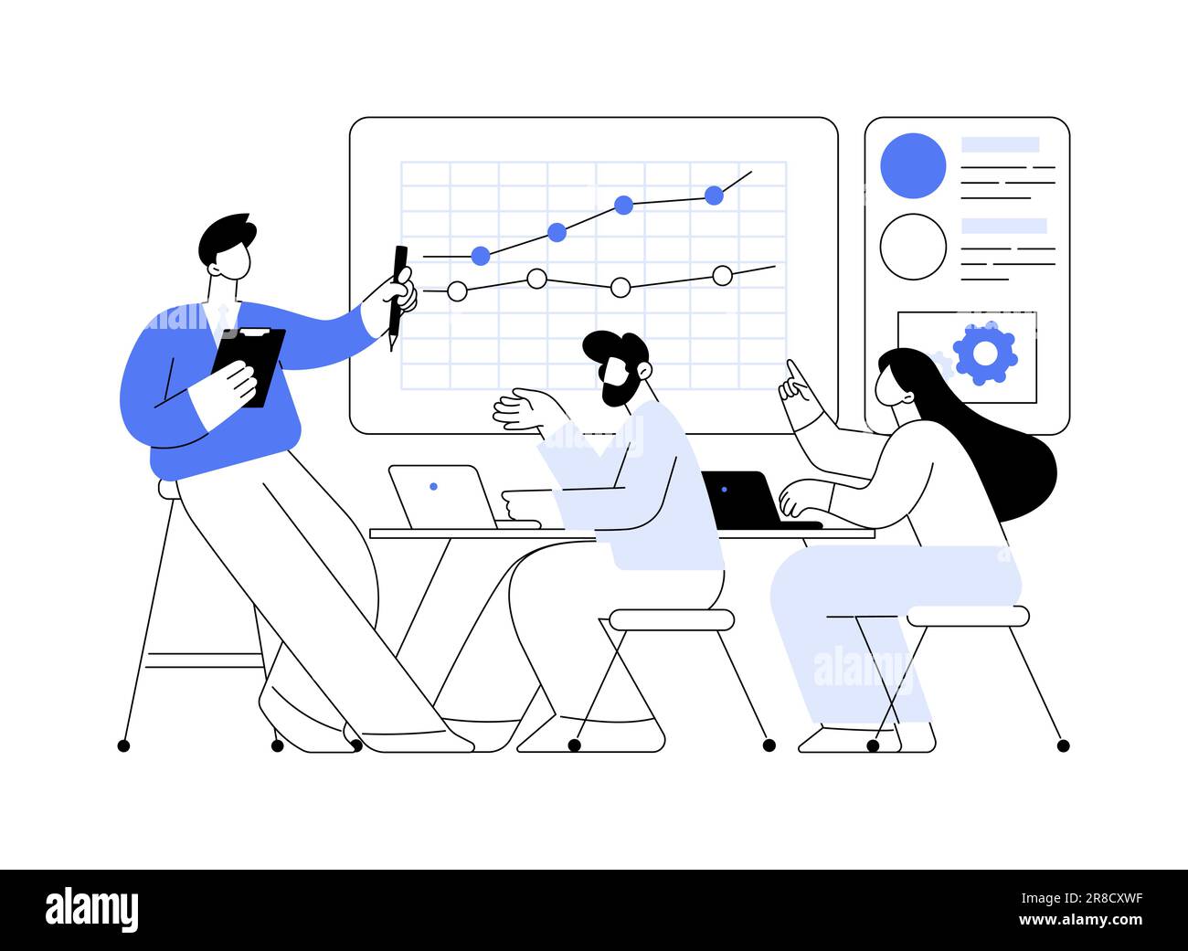 Marketing research abstract concept vector illustration Stock Vector ...