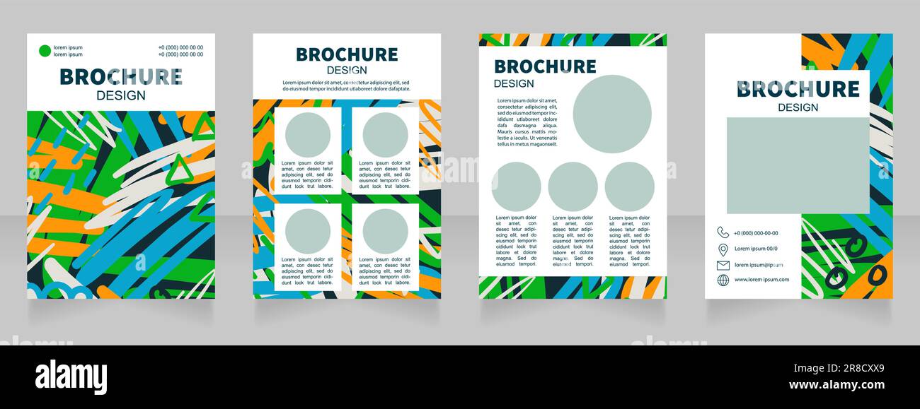 Fine art magazine blank brochure design Stock Vector Image & Art - Alamy