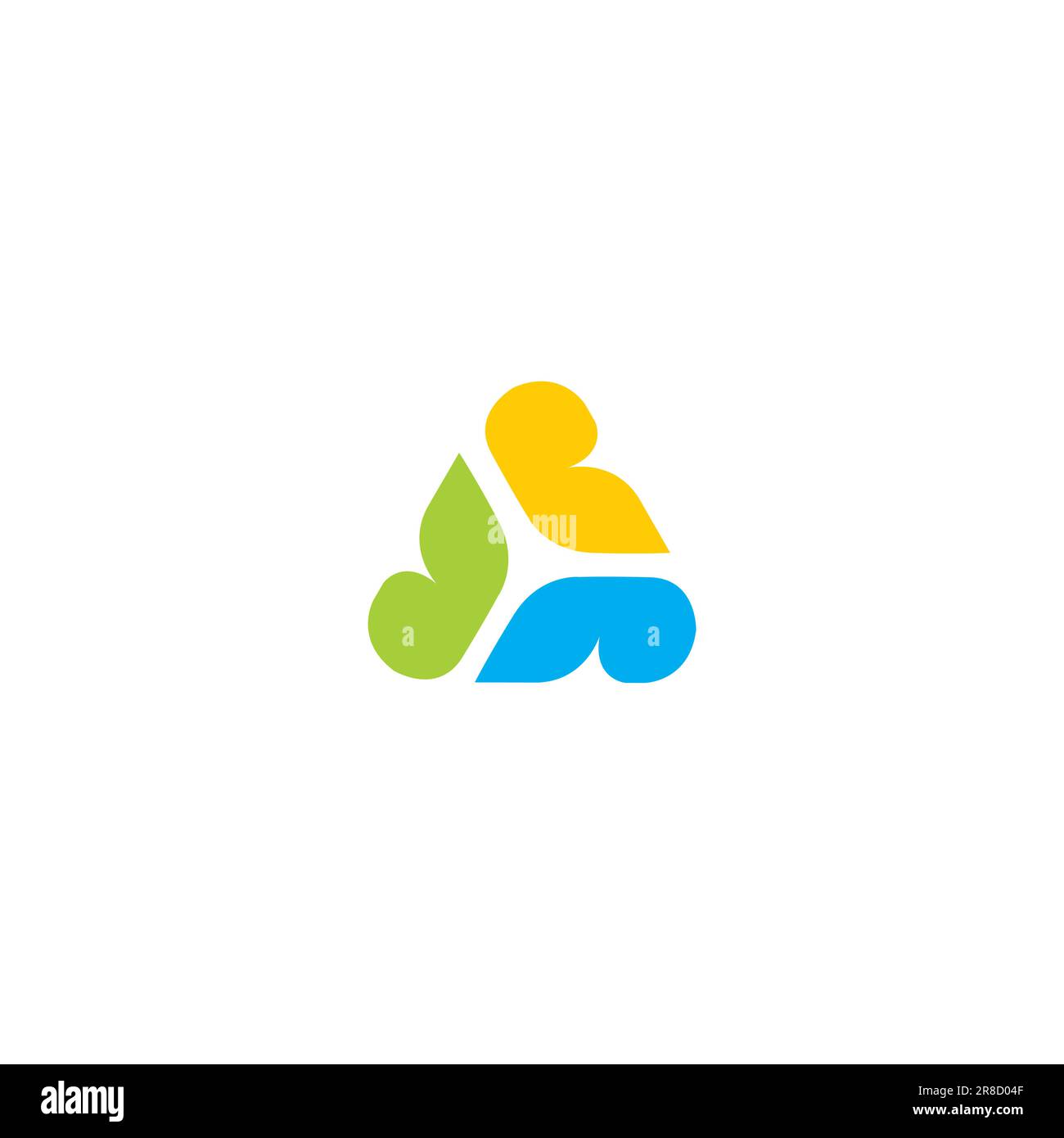 R Triangle Logo. Letter R Logo Simple Stock Vector Image & Art - Alamy