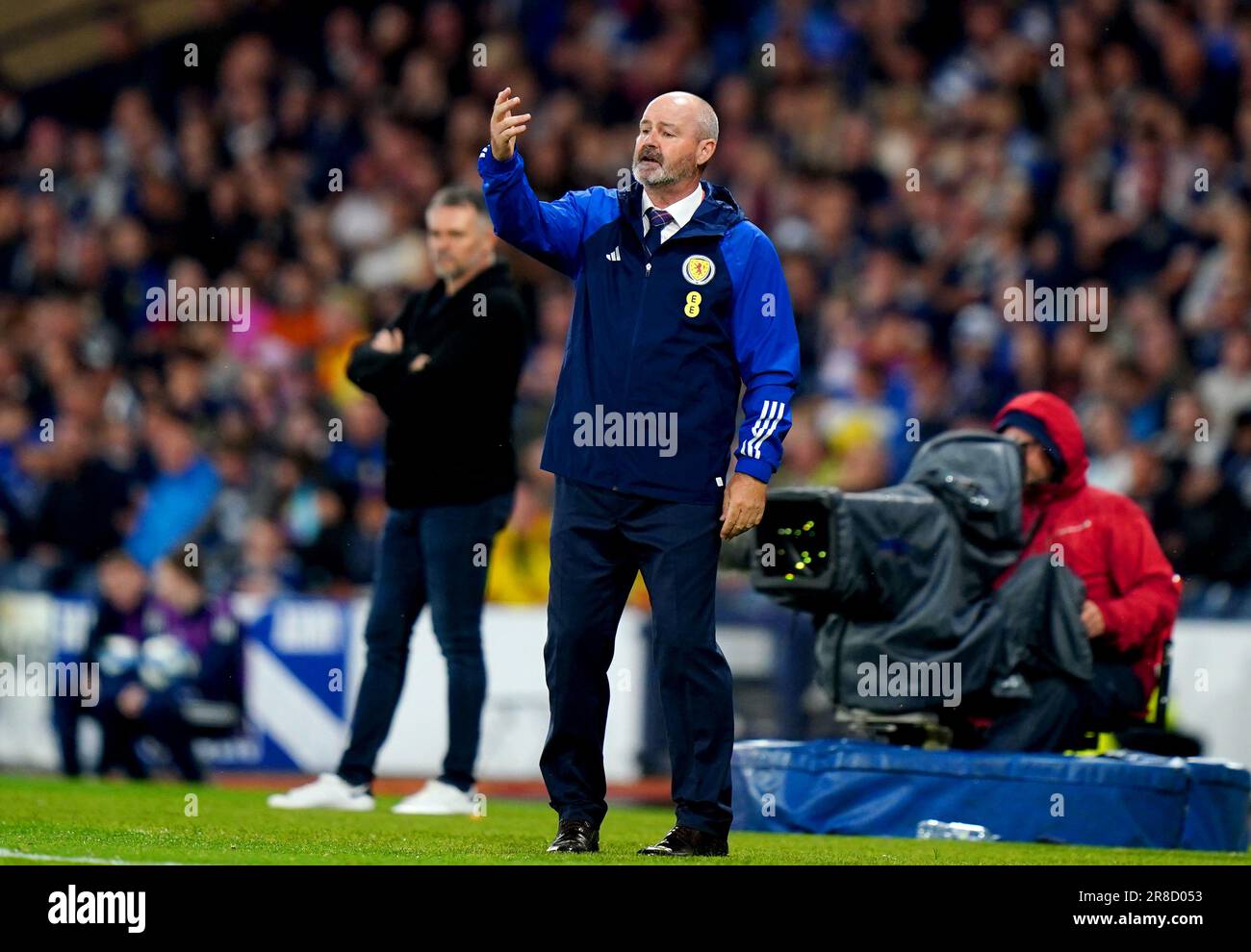 Scotland manager Steve Clarke during the UEFA Euro 2024 Qualifying ...