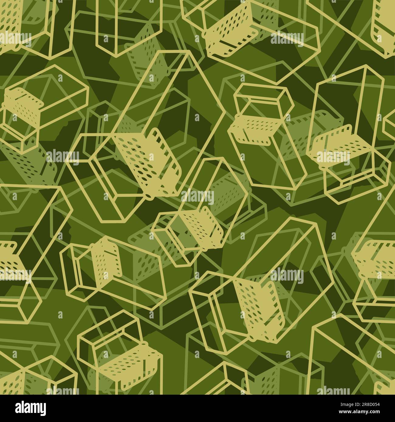 Pack of cigarettes army pattern seamless. Military cigarette background ...