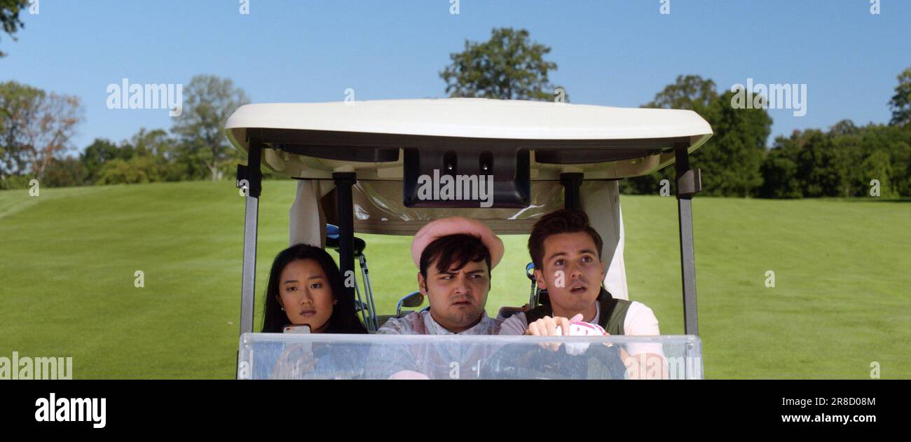 THE COUNTRY CLUB, from left: Viveca Chow, John Higgins, Sean Ormond ...