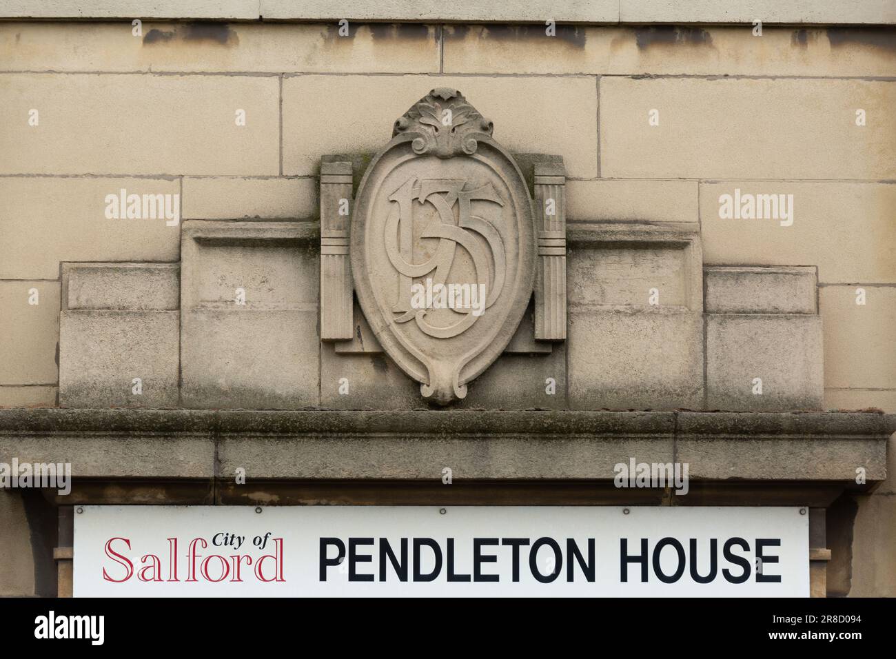 City Of Salford Pendleton House Stock Photo - Alamy