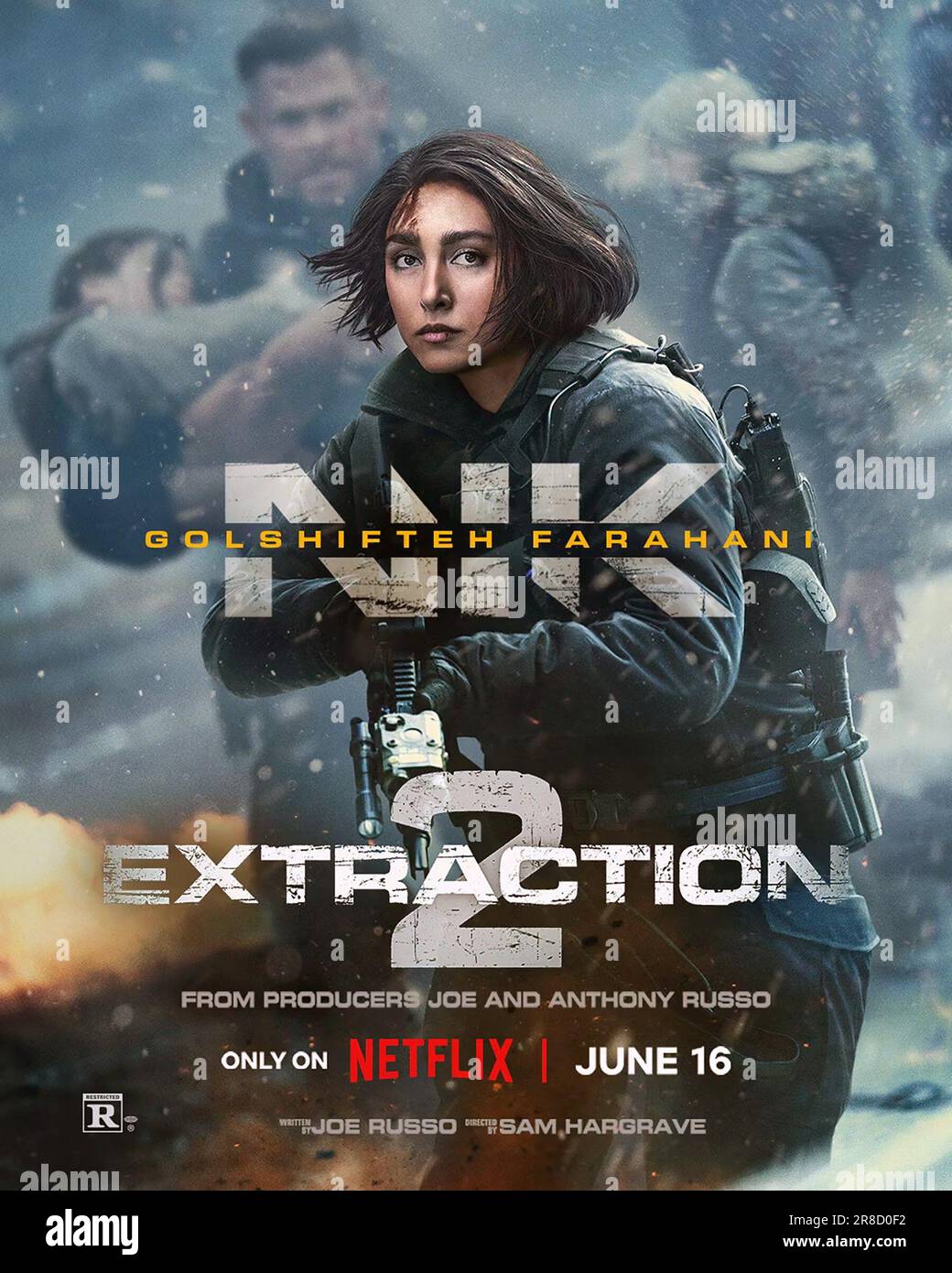 EXTRACTION 2, US character poster, Golshifteh Farahani, 2023. © Netflix ...