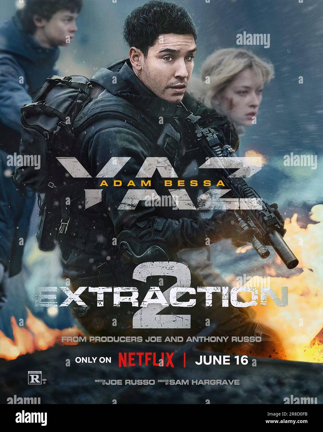 EXTRACTION 2, US character poster, Adam Bessa, 2023. © Netflix ...