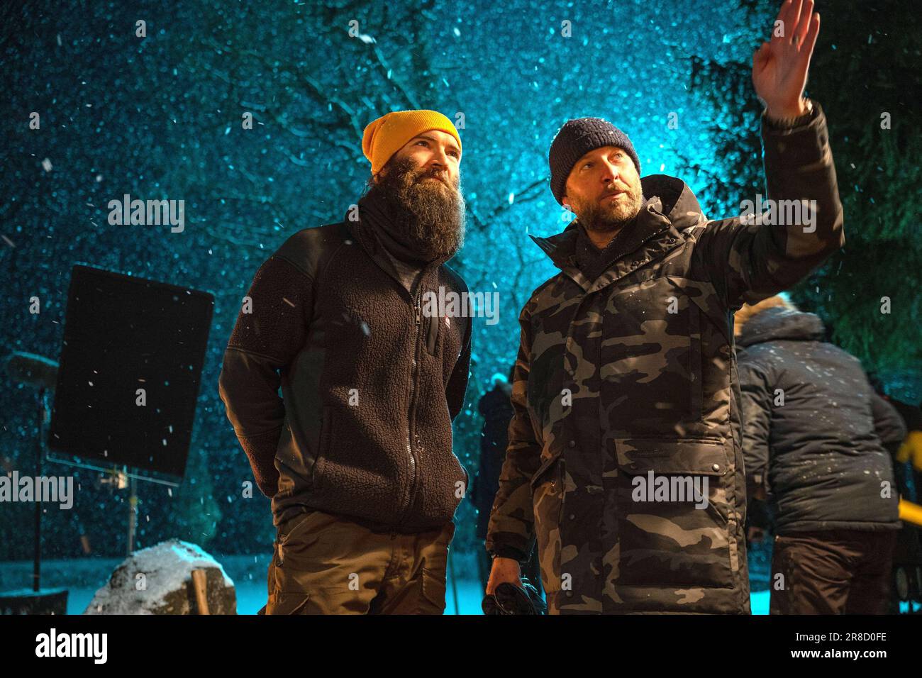 EXTRACTION 2, from left: director Sam Hargrave, cinematographer Greg ...