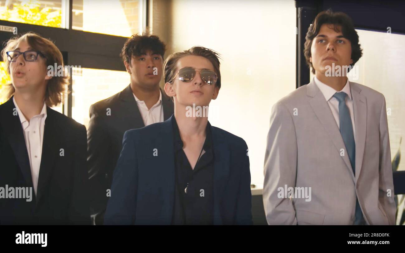 THE GET RICH QUICK SCHEME, from left: Tyler Griswold, Nick Marston ...