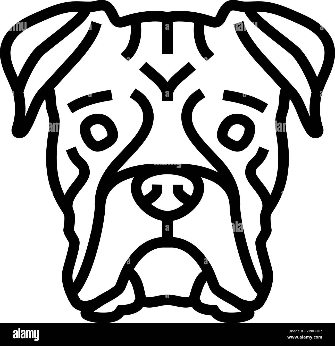 Disegno Cane Boxer
