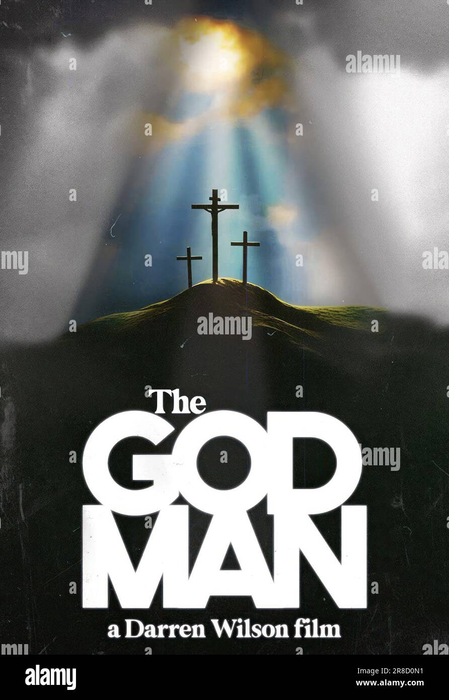 THE GOD MAN, Robby Dawkins (right), 2023. © Fathom Events / Courtesy ...