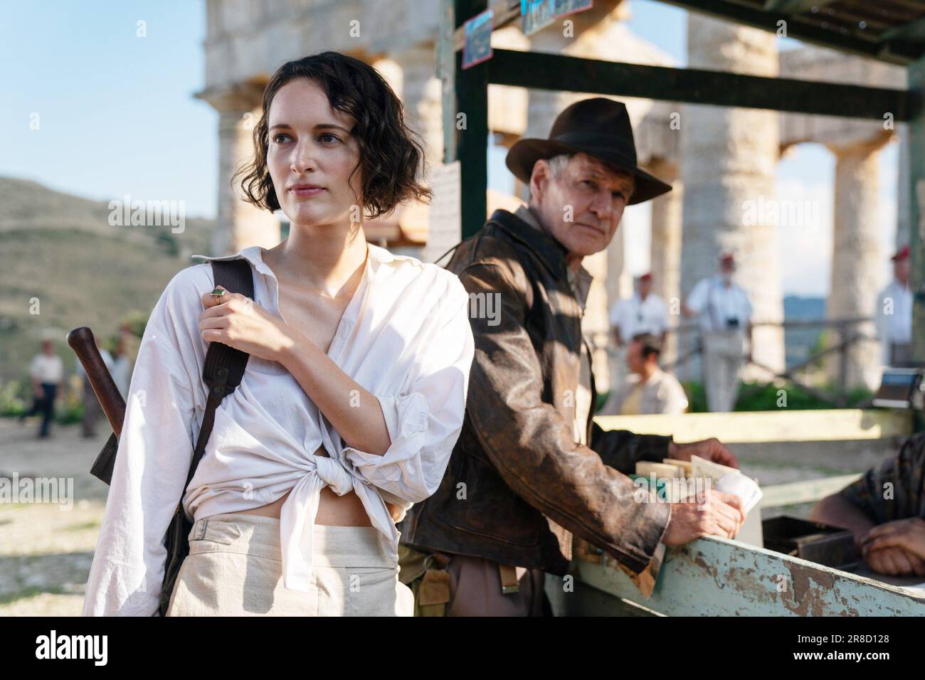 INDIANA JONES AND THE DIAL OF DESTINY, (aka INDIANA JONES 5), from left ...