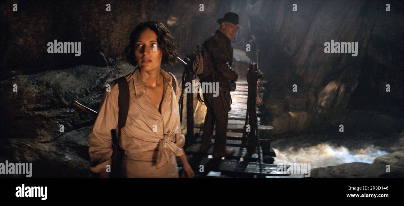 INDIANA JONES AND THE DIAL OF DESTINY, (aka INDIANA JONES 5), from left ...