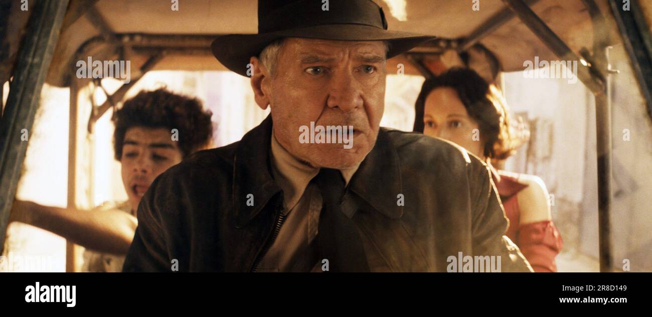 INDIANA JONES AND THE DIAL OF DESTINY, (aka INDIANA JONES 5), from left ...