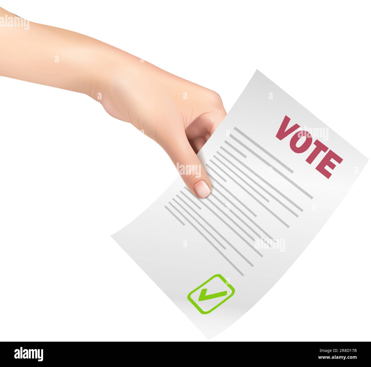 Hand count ballot Cut Out Stock Images & Pictures - Alamy