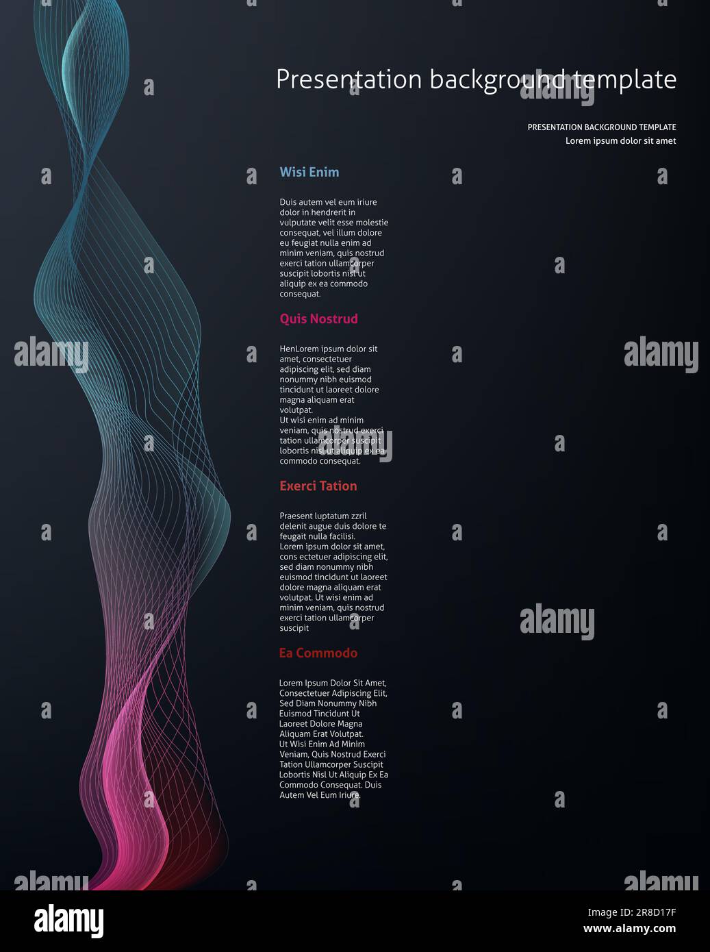 Wallpaper for powerpoint presentation Stock Vector Images - Alamy