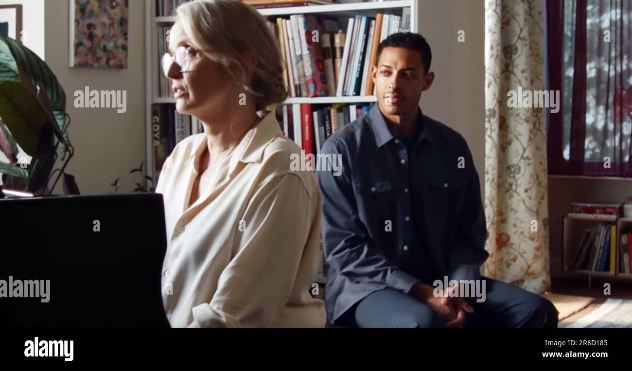 THE LESSON, from left: Julie Delpy, Daryl McCormack, 2023. © Bleecker ...