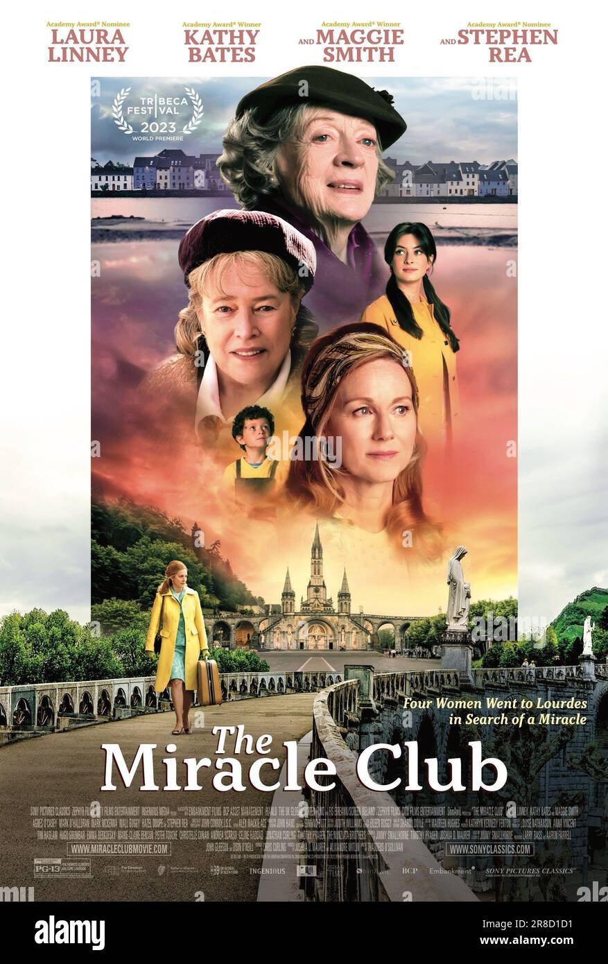 THE MIRACLE CLUB, US poster, clockwise from top: Maggie Smith, Agnes O ...
