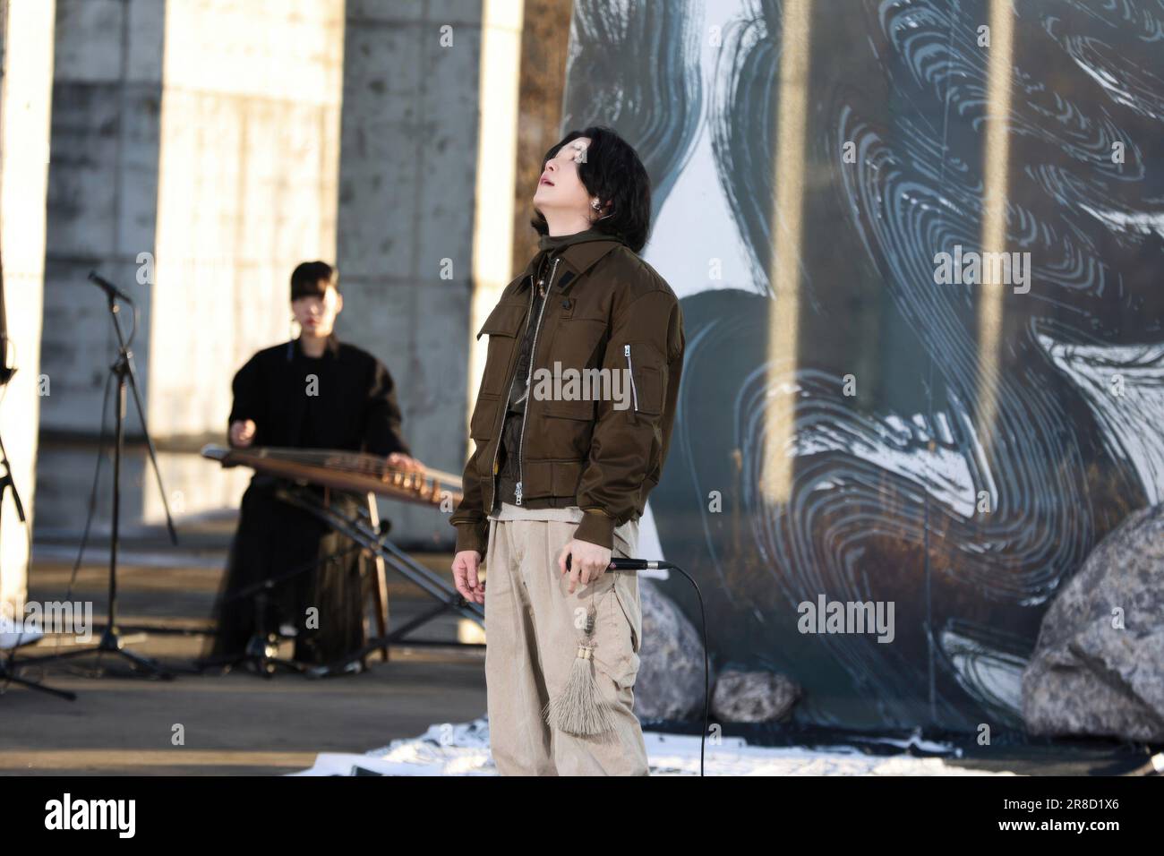 SUGA: ROAD TO D-DAY, SUGA, 2023. © Disney+ / Courtesy Everett ...