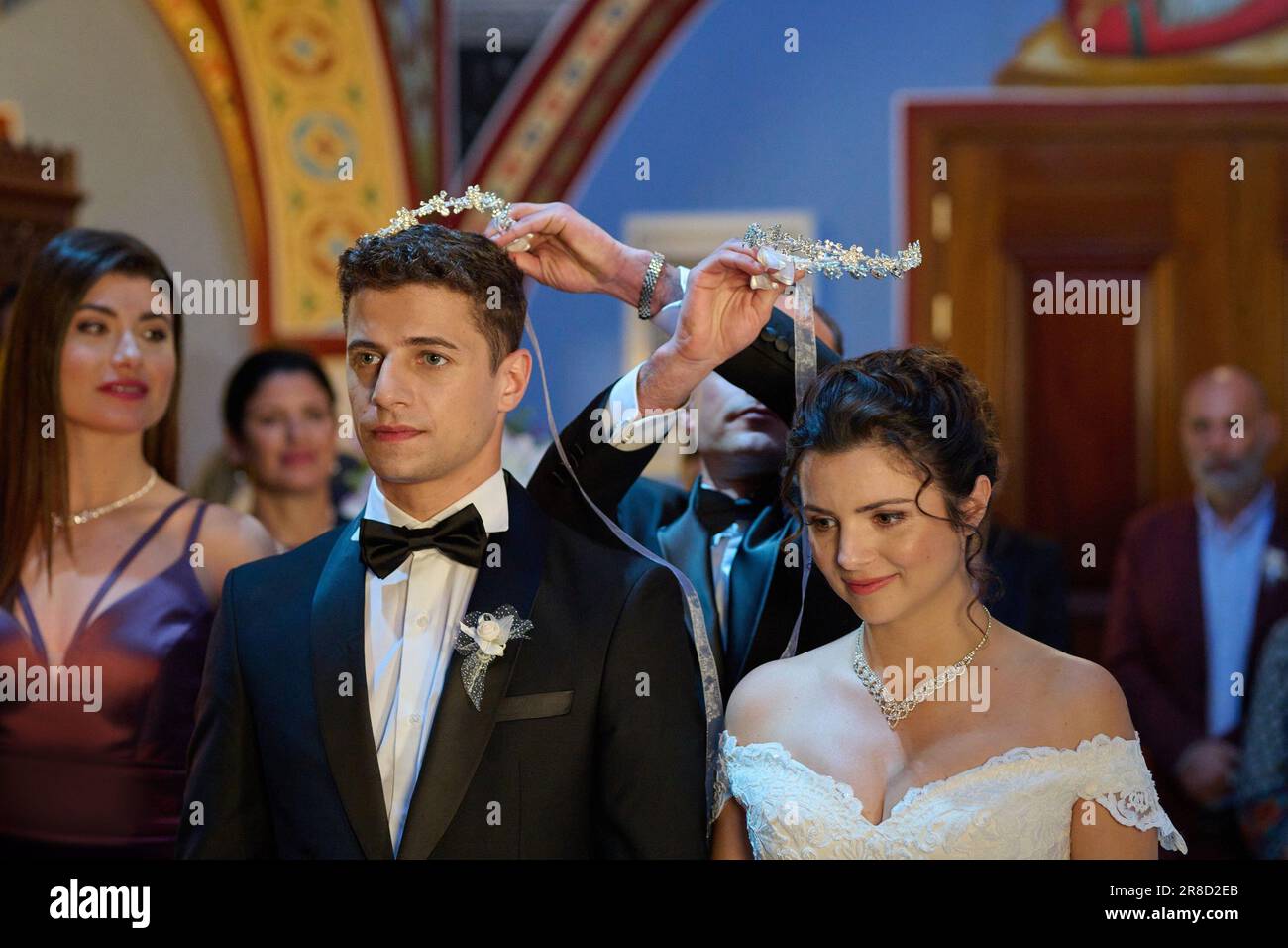 LOVE'S GREEK TO ME, from left: Dimitri Gripari, Katerina Konstas, (aired May 10, 2023). photo ...