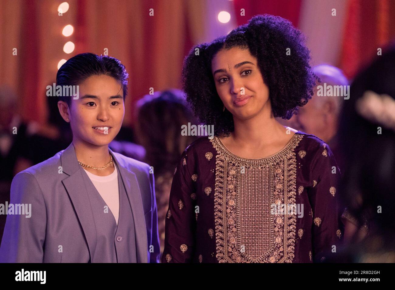 NEVER HAVE I EVER, from left: Terry Hu, Lee Rodriguez, '...said goodbye ...