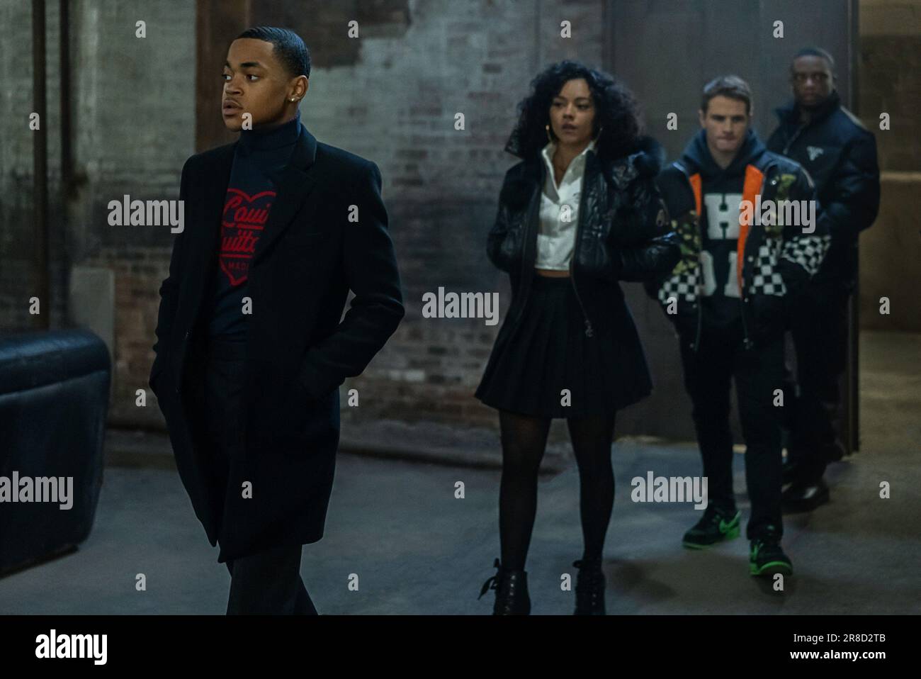 POWER BOOK II: GHOST, from left: Michael Rainey Jr., Alix Lapri, Gianni ...