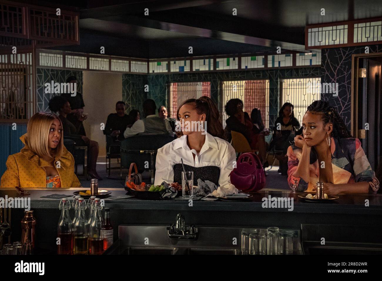 RUN THE WORLD, from left: Bresha Webb, Amber Stevens West, Corbin Reid ...