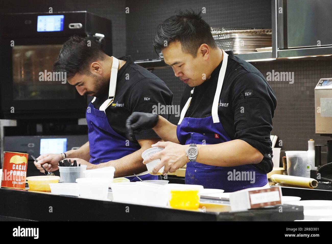 TOP CHEF, (aka TOP CHEF: WORLD ALL STARS), from left: contestants Ali ...