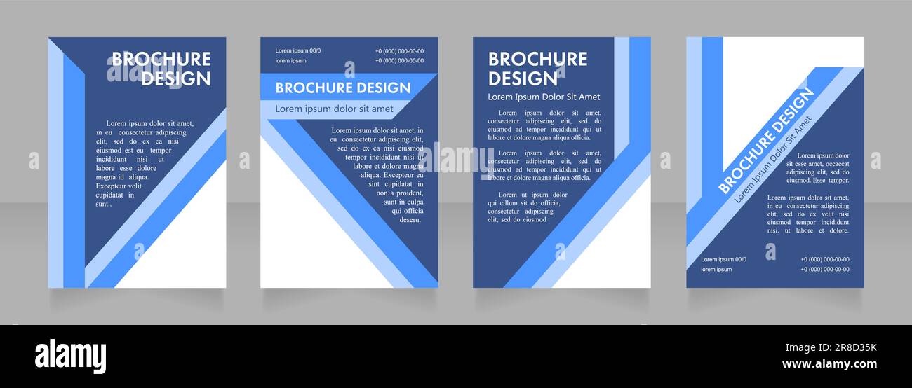 Roundtable discussion announcement blank brochure layout design Stock ...