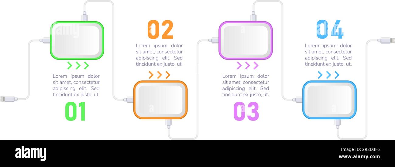 Information and communication technology infographic chart design ...