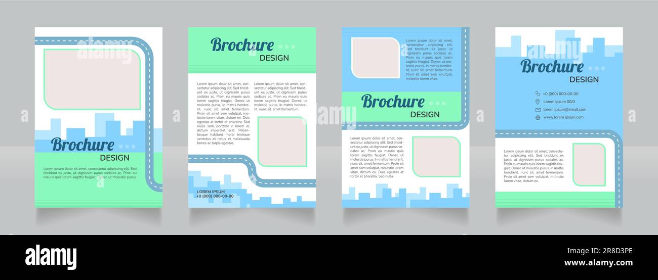 Rail eco transport blank brochure design Stock Vector Image & Art - Alamy