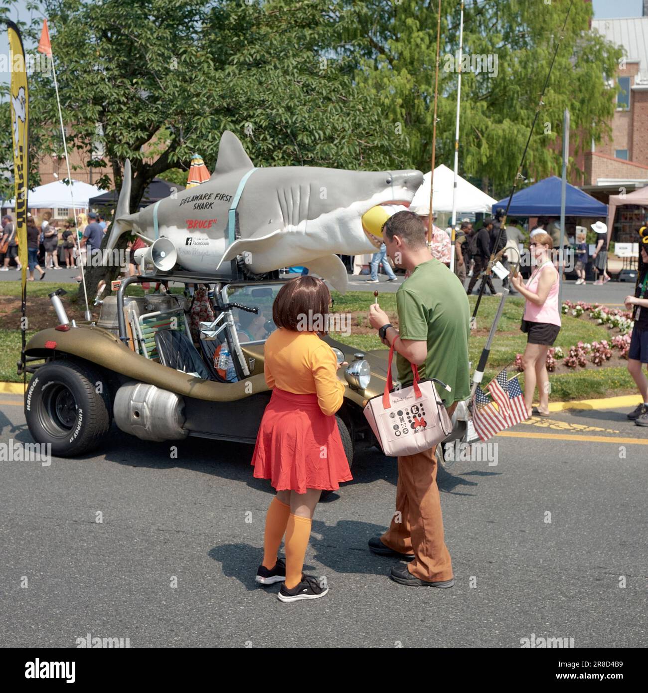 Cosplayers at the Dover Comic Con, Dover, Delaware USA 2023 Stock Photo ...