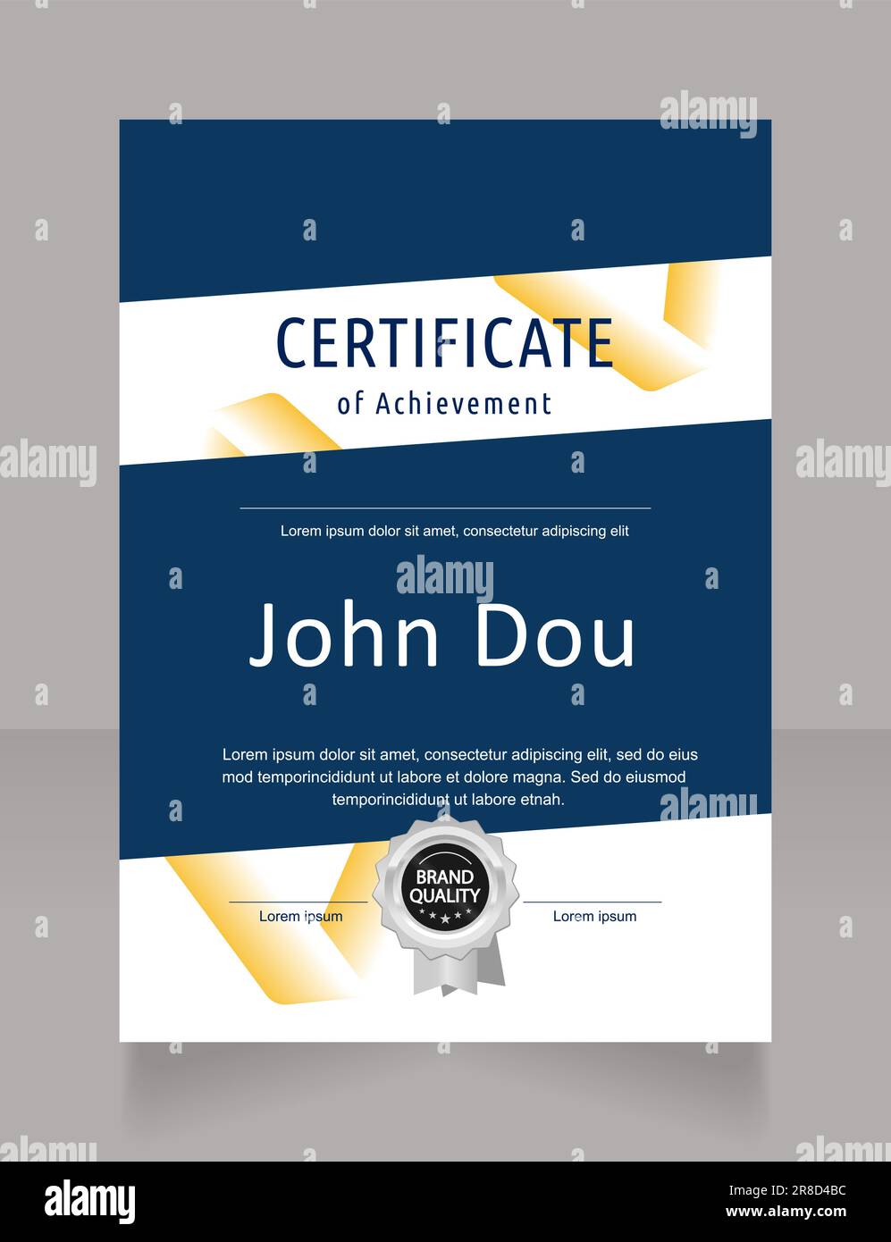 Science achievement certificate design template Stock Vector Image ...