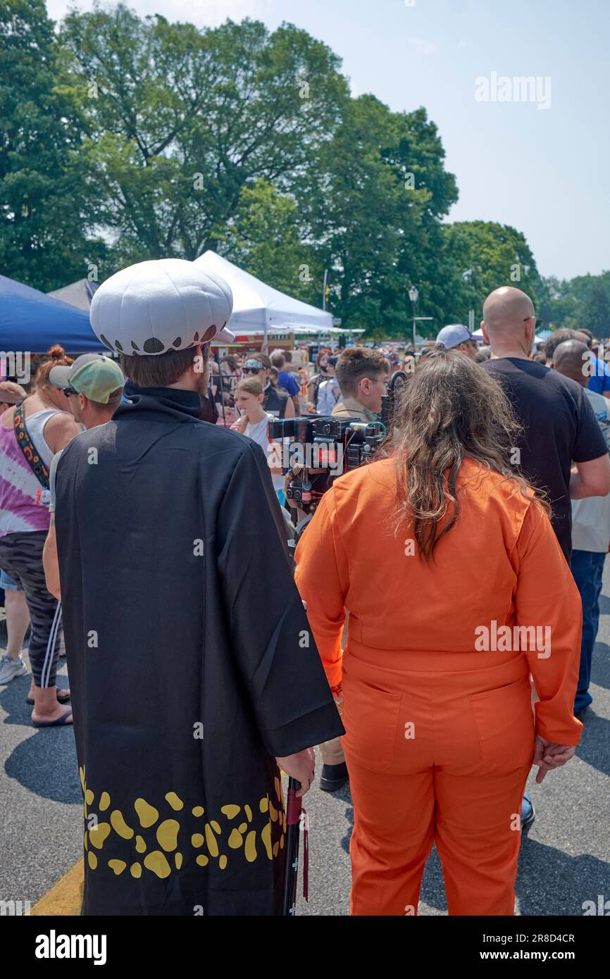 Cosplayers at the Dover Comic Con, Dover, Delaware USA 2023 Stock Photo ...