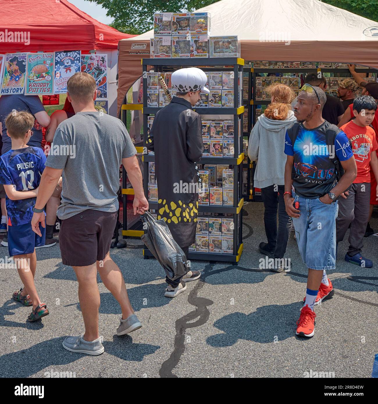 Cosplayers at the Dover Comic Con, Dover, Delaware USA 2023 Stock Photo ...