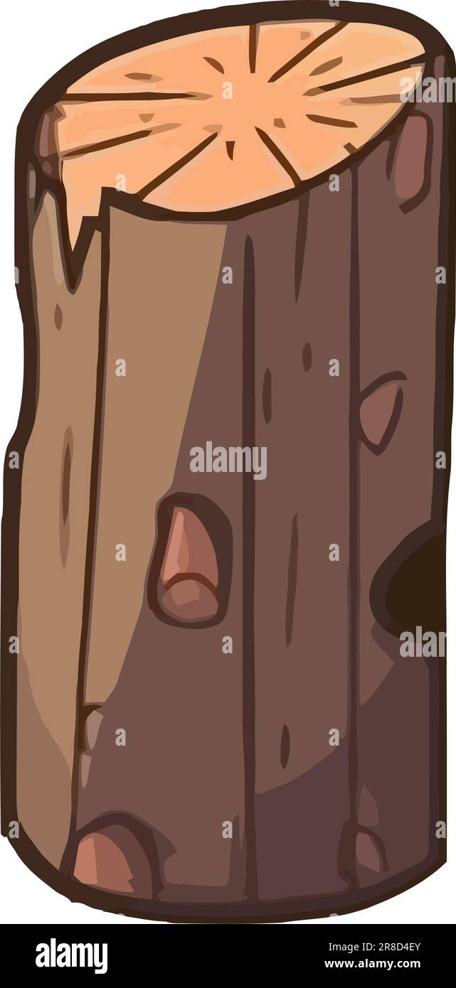 Timber industry symbol stack of firewood Stock Vector Image & Art - Alamy