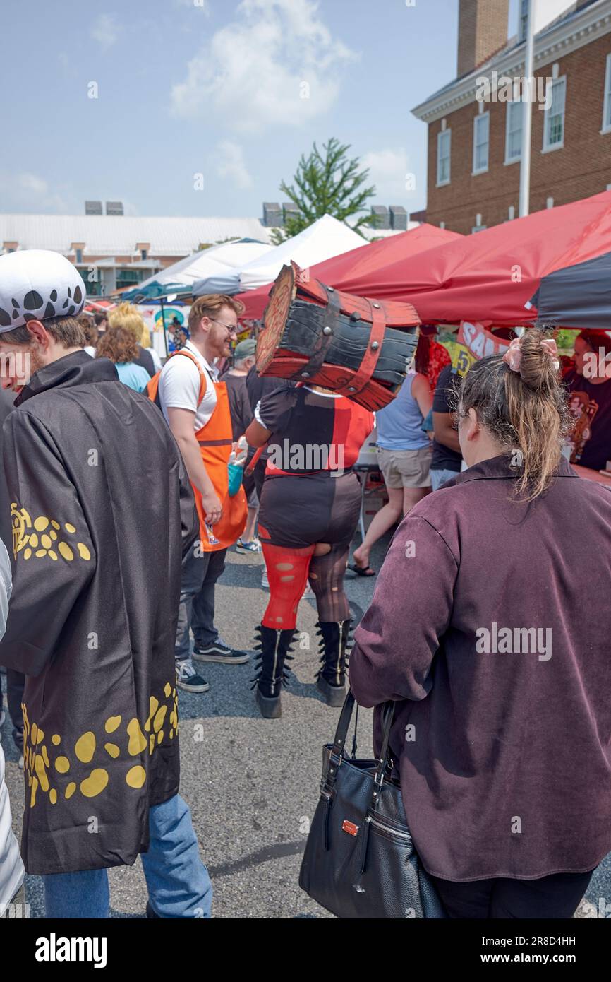 Cosplayers at the Dover Comic Con, Dover, Delaware USA 2023 Stock Photo ...