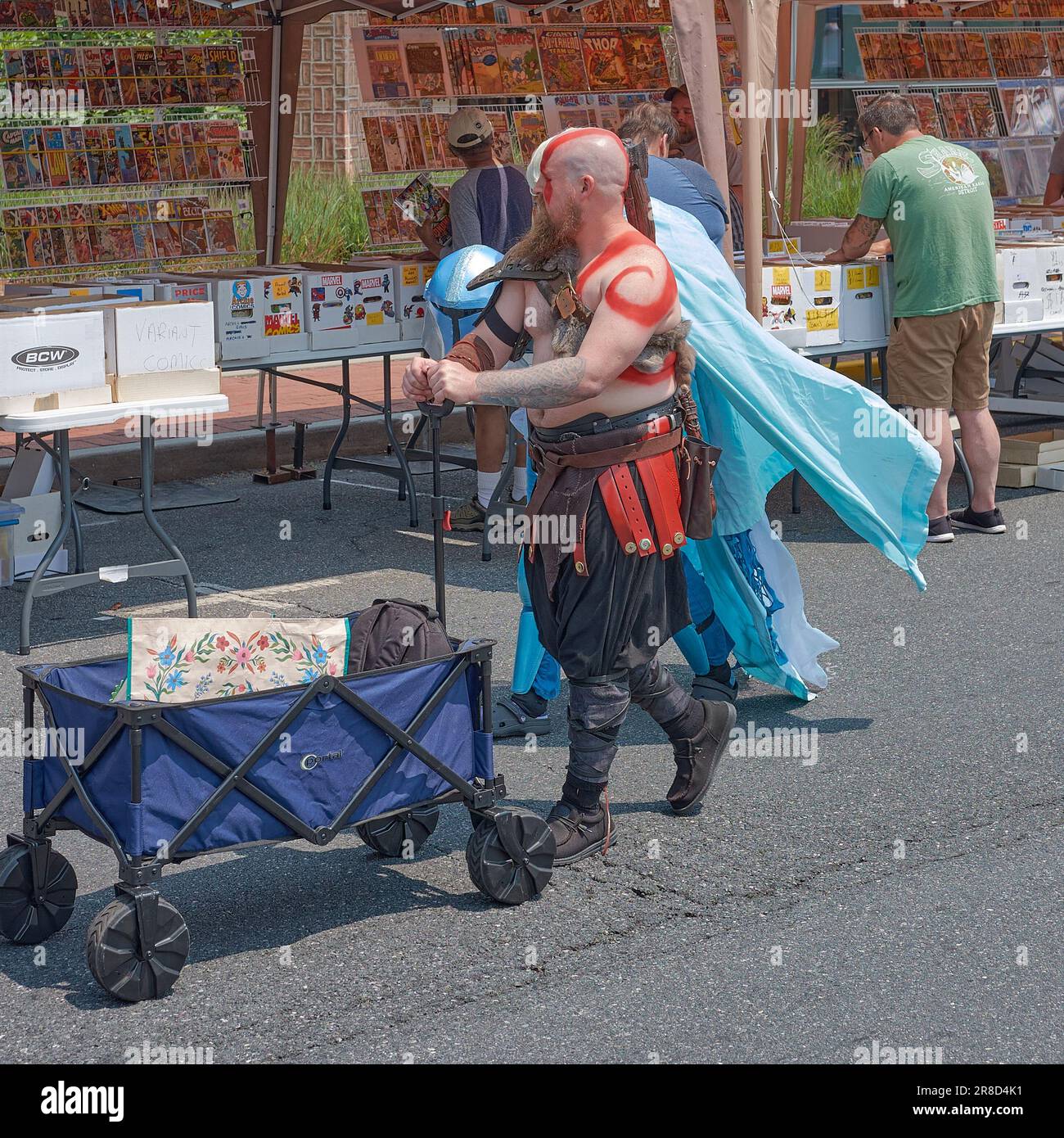 Cosplayers at the Dover Comic Con, Dover, Delaware USA 2023 Stock Photo ...