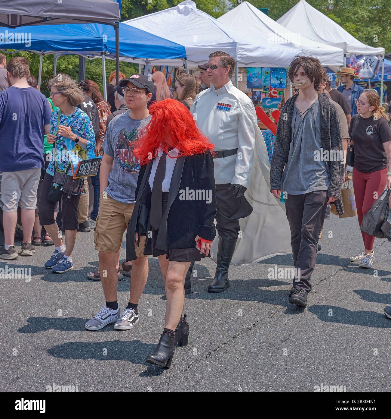 Cosplayers at the Dover Comic Con, Dover, Delaware USA 2023 Stock Photo ...