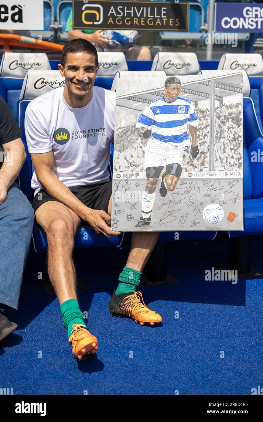 Kiyan Prince Foundation celebrity football match at QPR Football Club ...