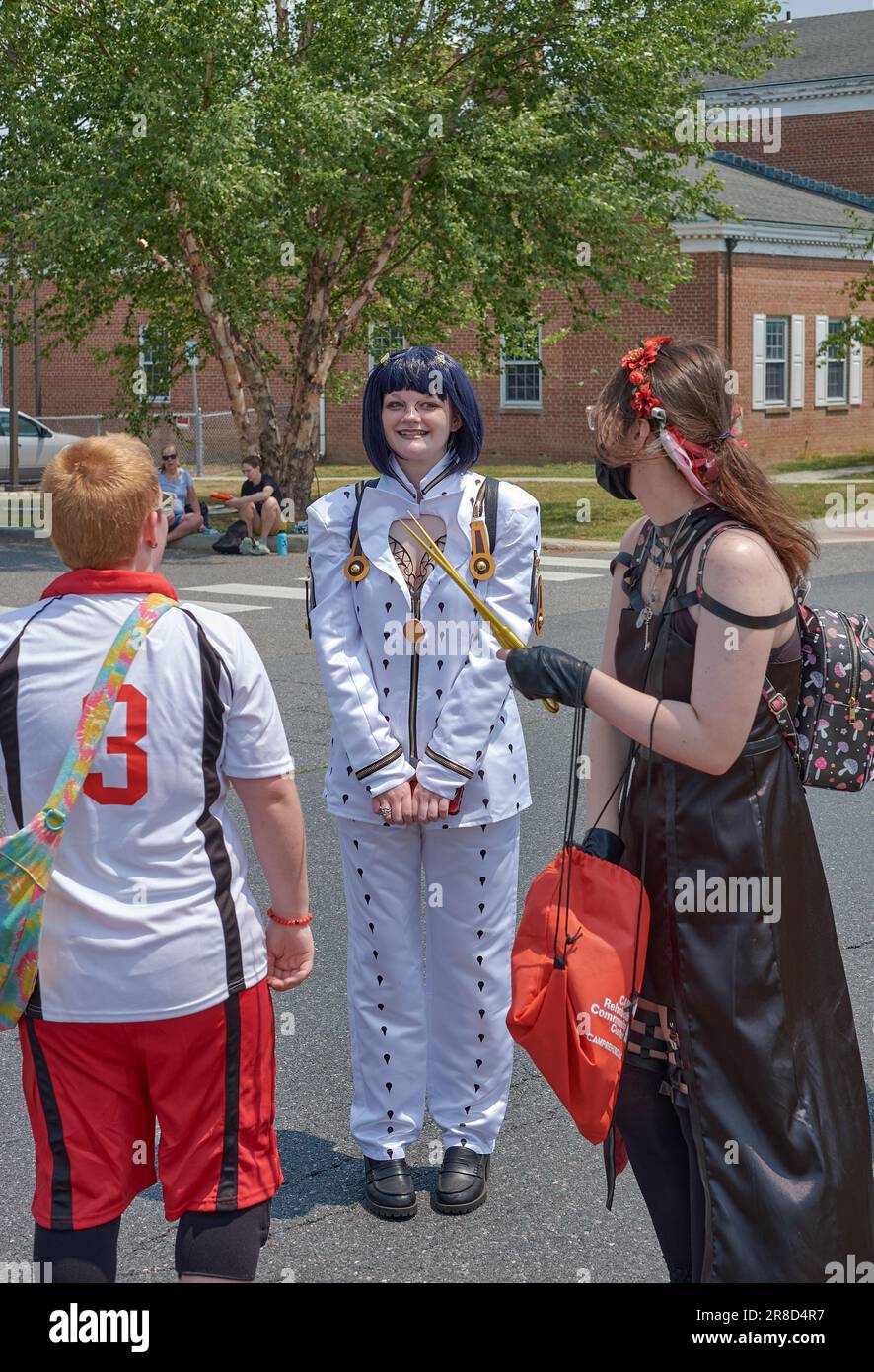 Cosplayers at the Dover Comic Con, Dover, Delaware USA 2023 Stock Photo ...
