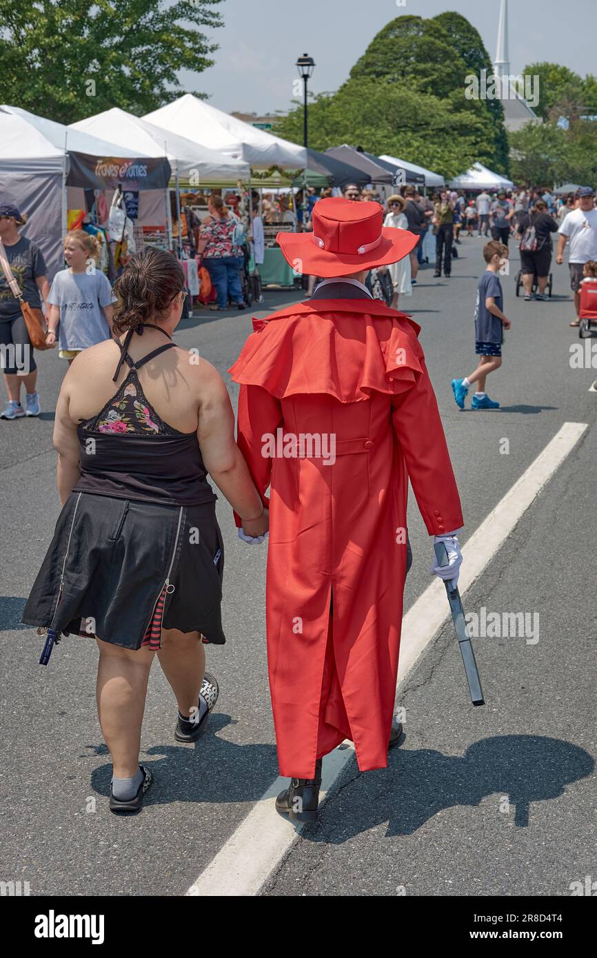 Cosplayers at the Dover Comic Con, Dover, Delaware USA 2023 Stock Photo ...