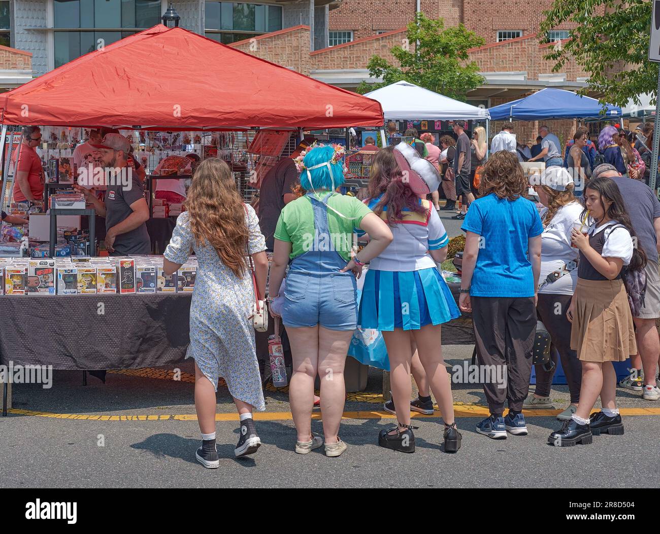 Cosplayers at the Dover Comic Con, Dover, Delaware USA 2023 Stock Photo ...