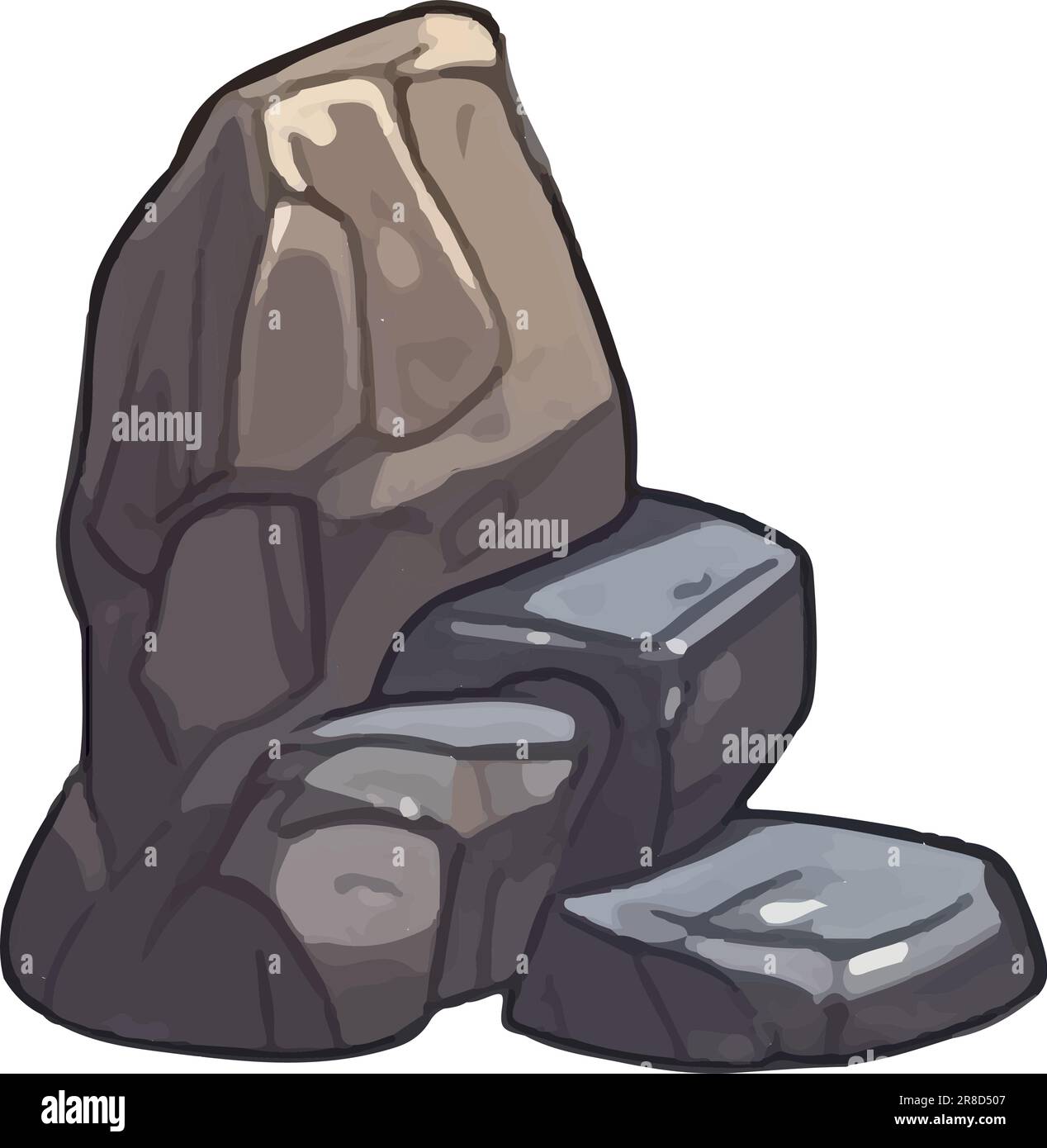 Geology symbolizes nature with minerals Stock Vector Image & Art - Alamy