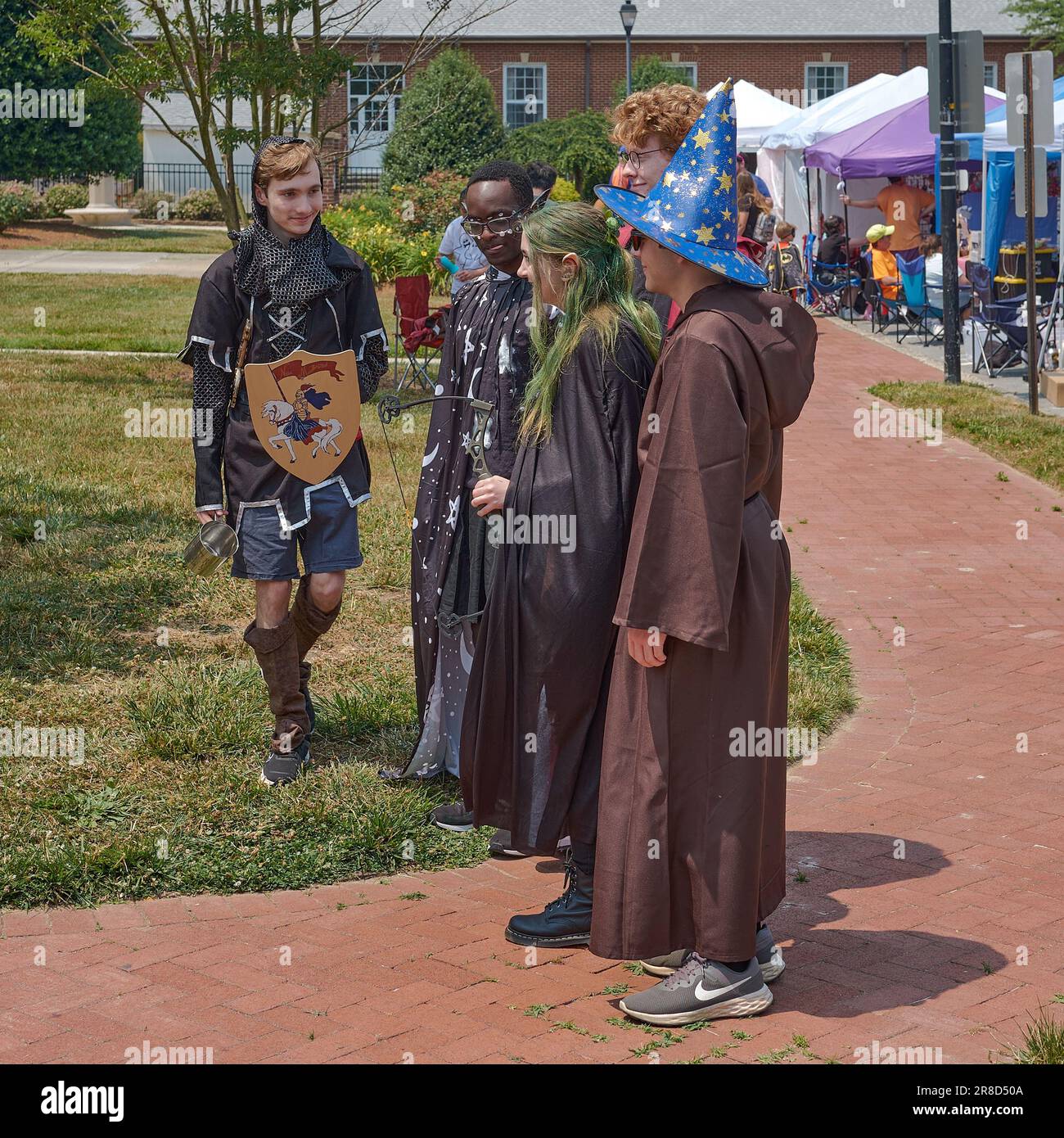 Cosplayers at the Dover Comic Con, Dover, Delaware USA 2023 Stock Photo ...