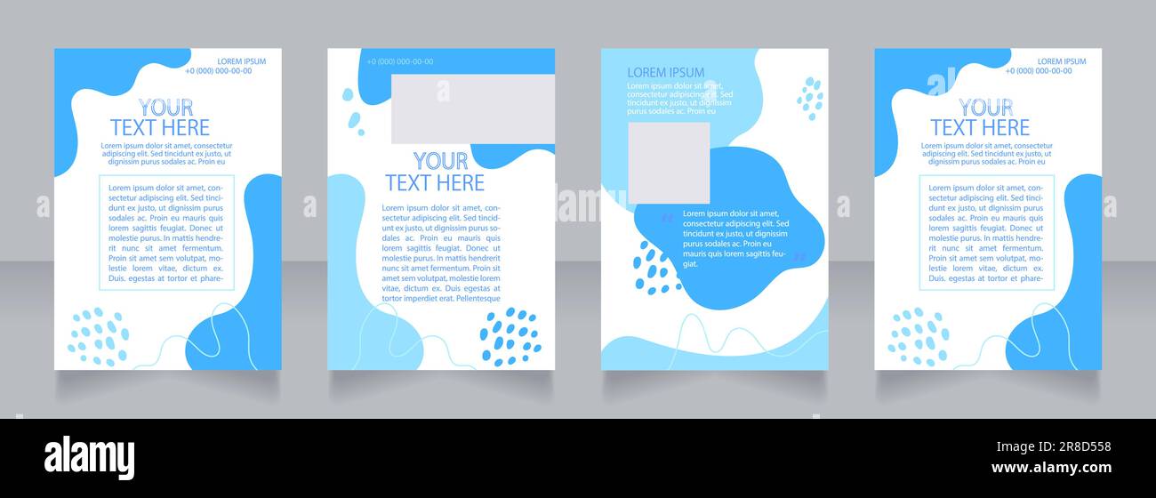 Company products advertising blank brochure layout design Stock Vector ...