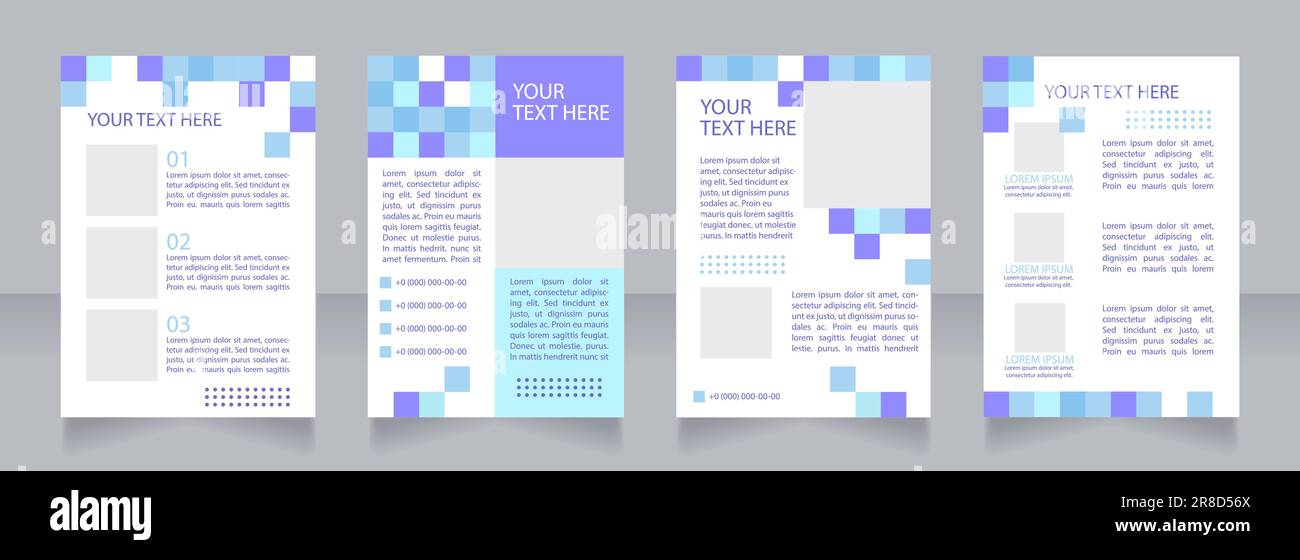 Corporate rules and regulations blank brochure layout design Stock ...