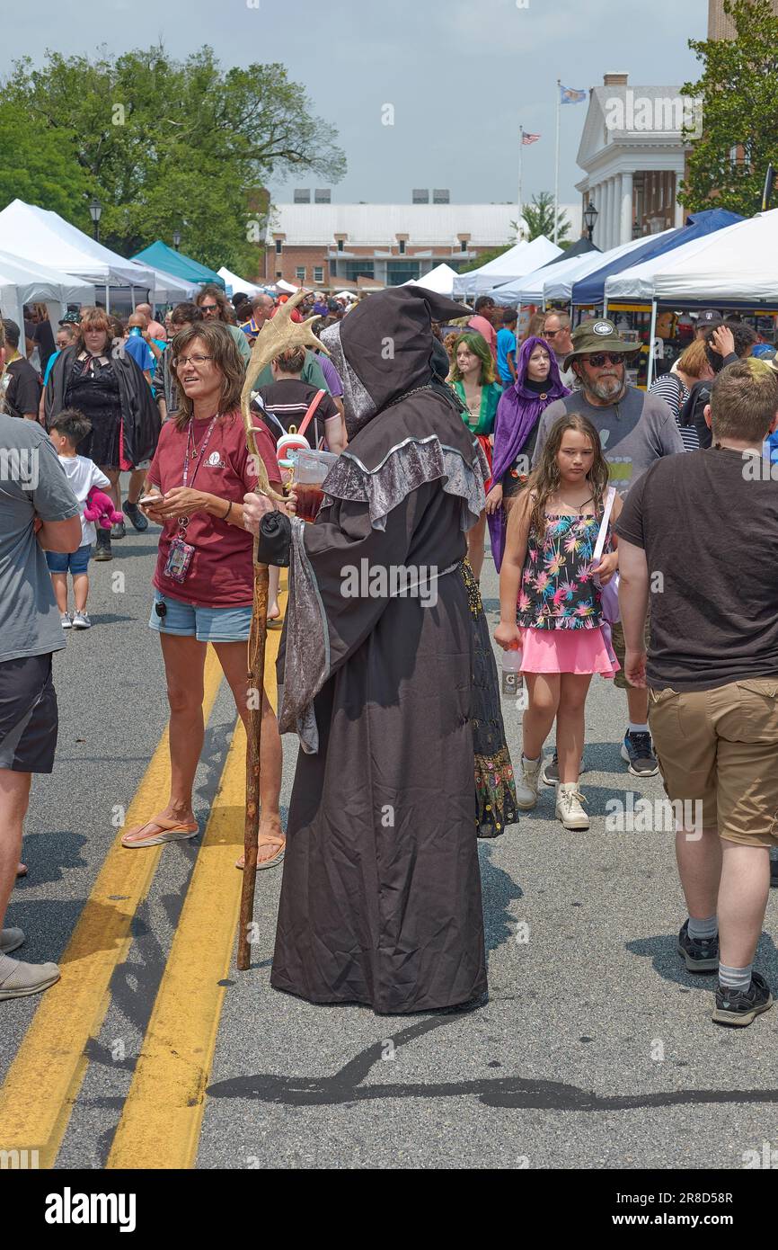 Cosplayers at the Dover Comic Con, Dover, Delaware USA 2023 Stock Photo ...